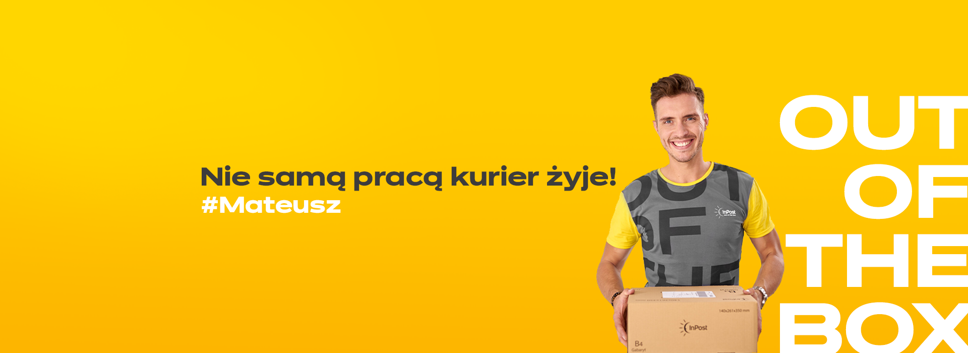 InPost courier - an employee with a medal | InPost