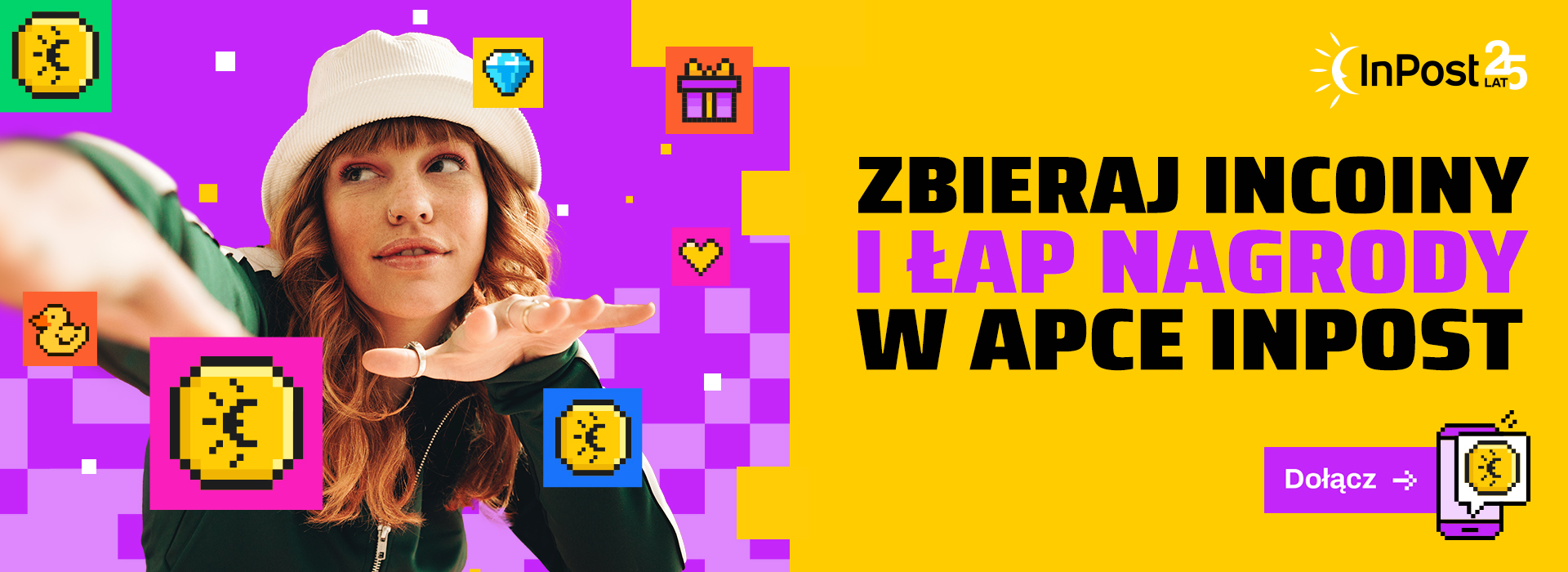 Zbieraj InCoiny i odbieraj nagrody – rusza nowa aktywacja w aplikacji InPost Mobile | InPost